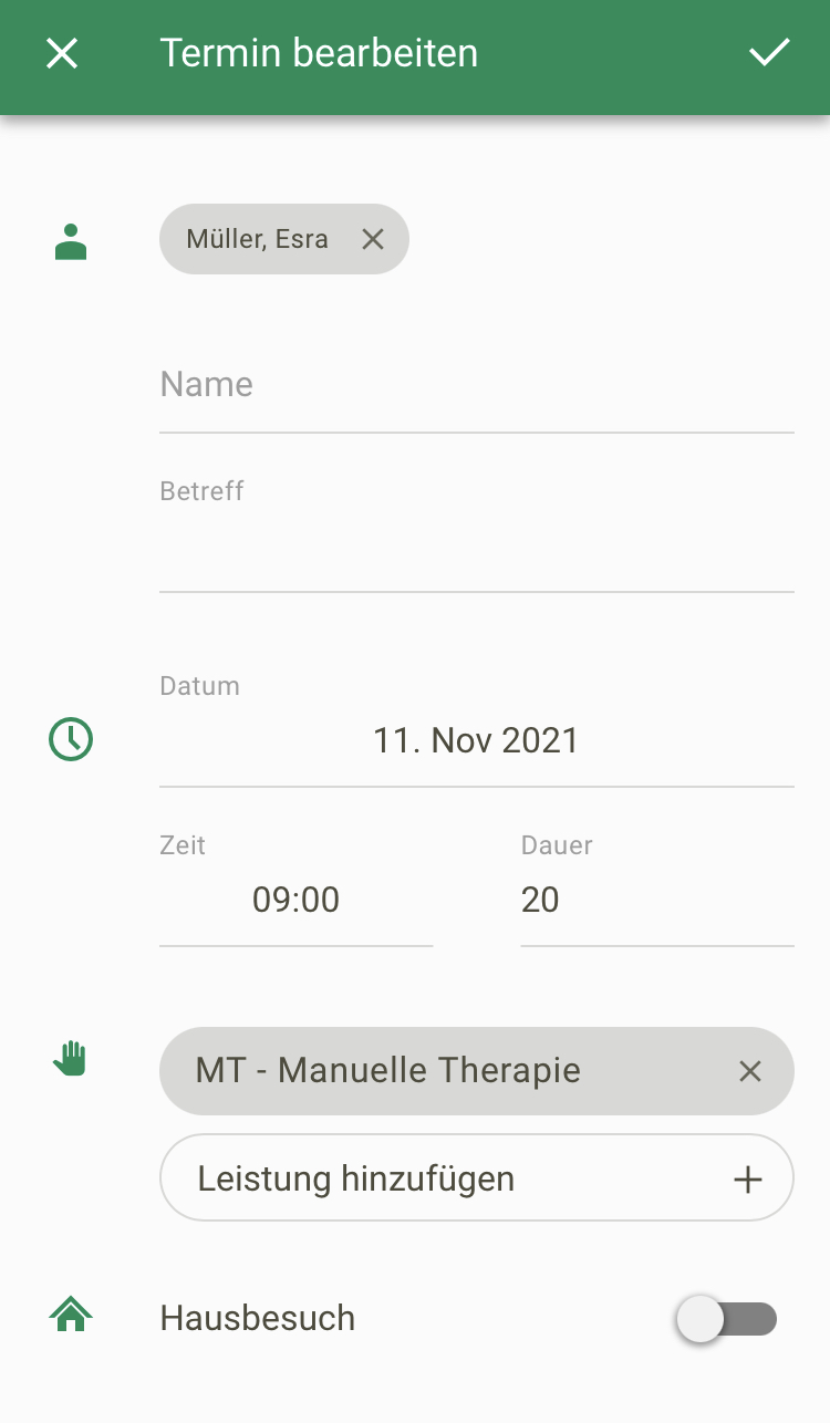 Termine - TERMINHELD Handbuch